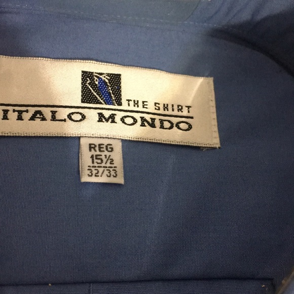 Italo Mondo | Shirts | Italo Mondo Cadet Blue Long Sleeve Dress Shirt | Poshmark